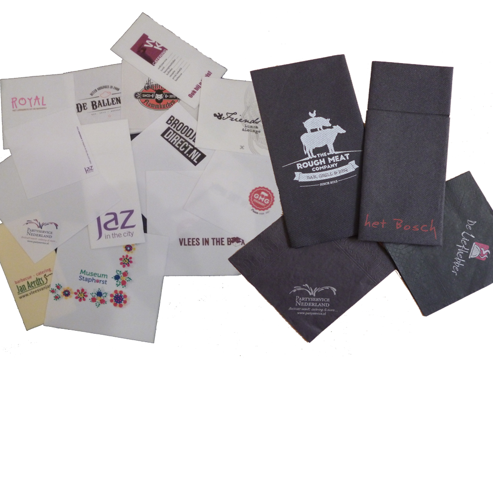 Serviettes restaurant personnaliseés